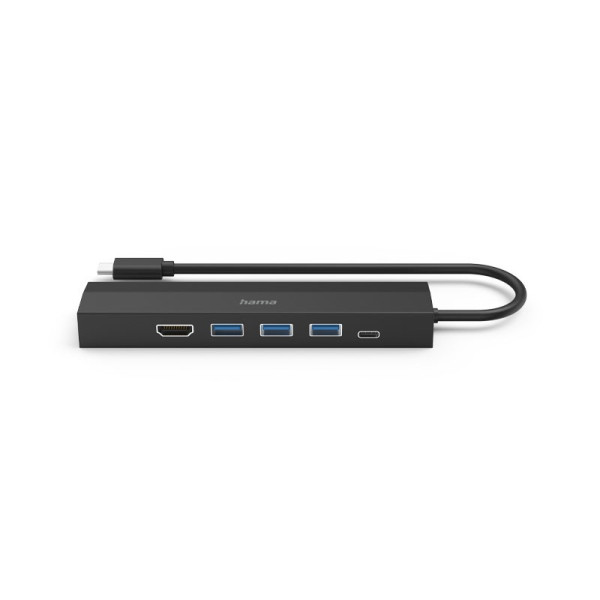 HUB USB HAMA USB-C MULTIPORT 6 PORT - NOIR