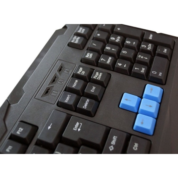 ENSEMBLE CLAVIER SOURIS SANS FIL JEWAY WK1 - NOIR