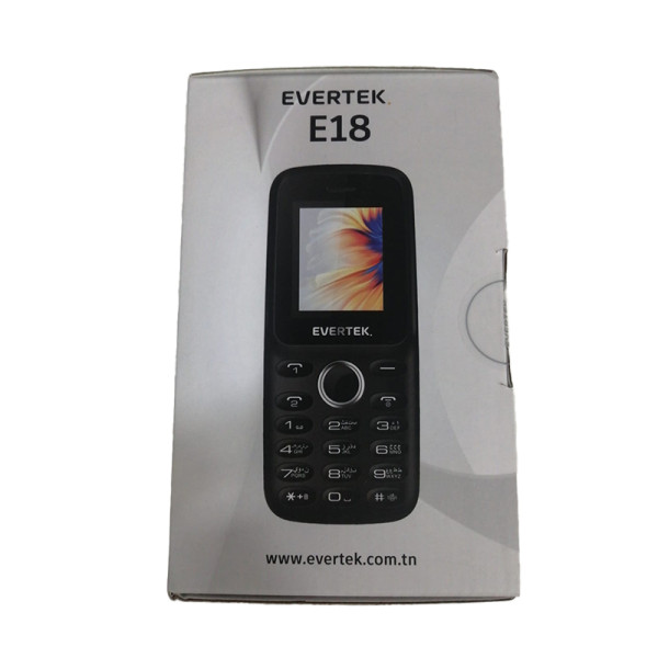 TÉLÉPHONE PORTABLE EVERTEK E18 - BLEU