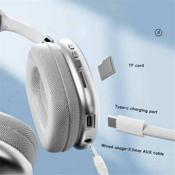 CASQUE BLUETOOTH P9 PRO MAX - BLANC