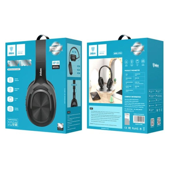 CASQUE SANS FIL INKAX HP-56 - NOIR