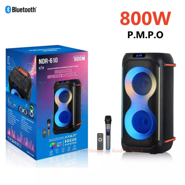 HAUT PARLEUR SAC À DOS SANS FIL NDR 610 - NOIR