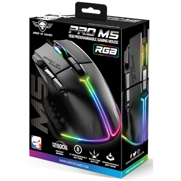 SOURIS GAMING SPIRIT OF GAMER PRO-M5 RGB