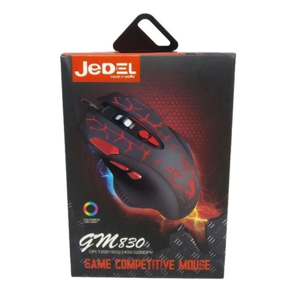 SOURIS GAMING OPTIQUE JEDEL GM830 - NOIR